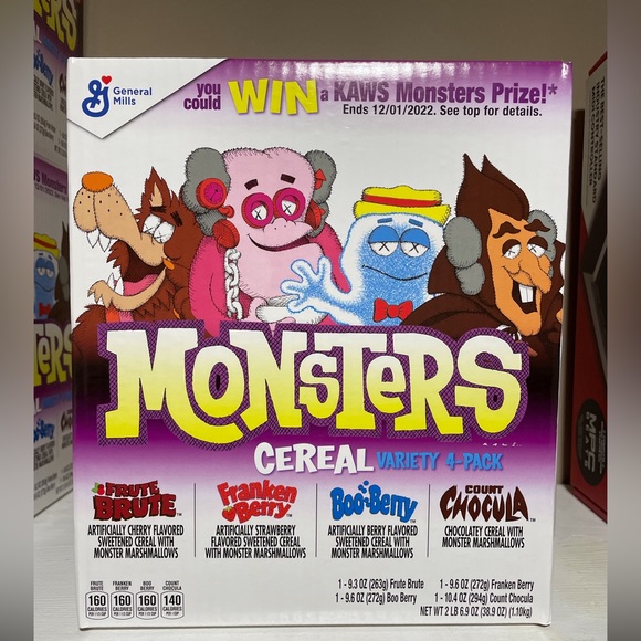 KAWS | Kitchen | Kaws Monsters General Mills Cereal | Poshmark